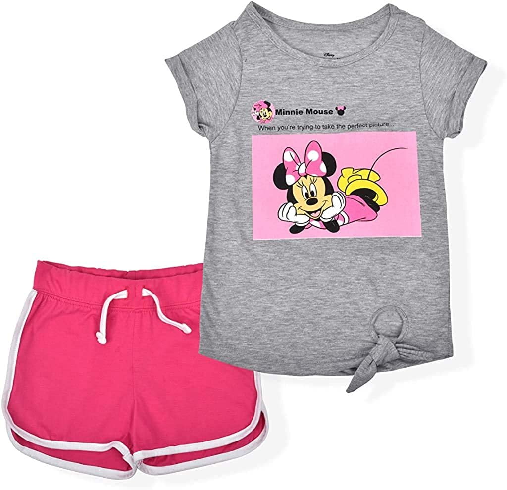 Minnie Mouse Girls 2 Piece Character Short Set, Toddler - Walmart.com