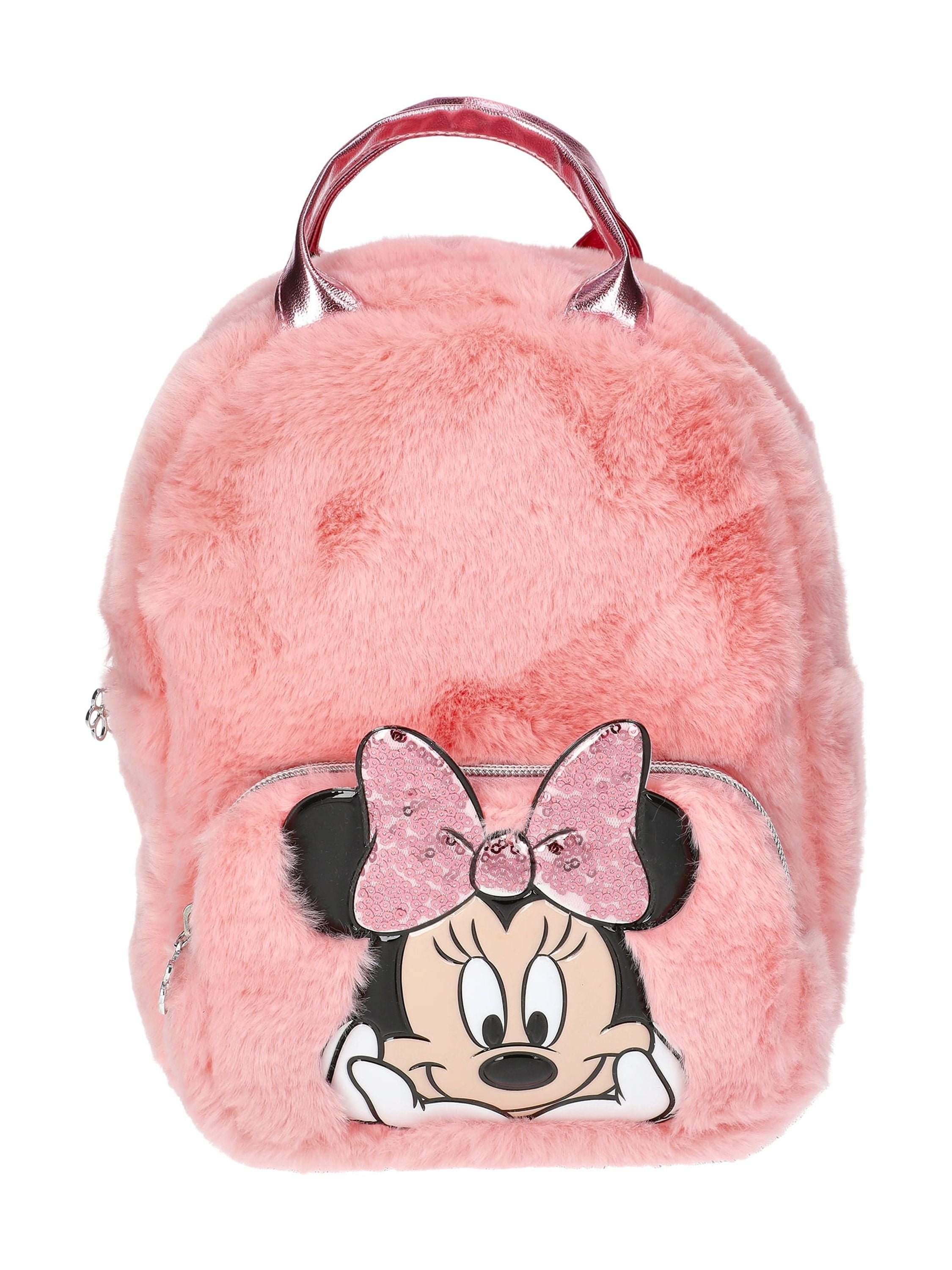 Minnie Mouse Girls Faux Fur Mini Backpack, Pink - Walmart.com
