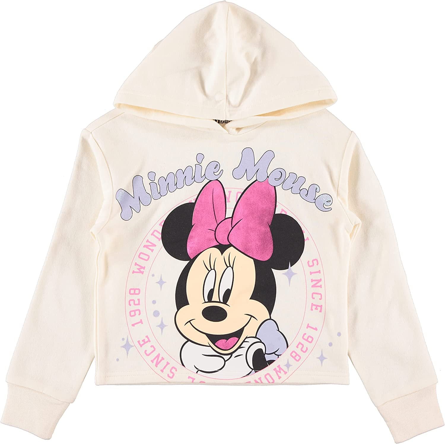 Minnie Mouse Girls Hoodie - Minnie Mouse Skimmer Pullover Hoodie- Sizes ...