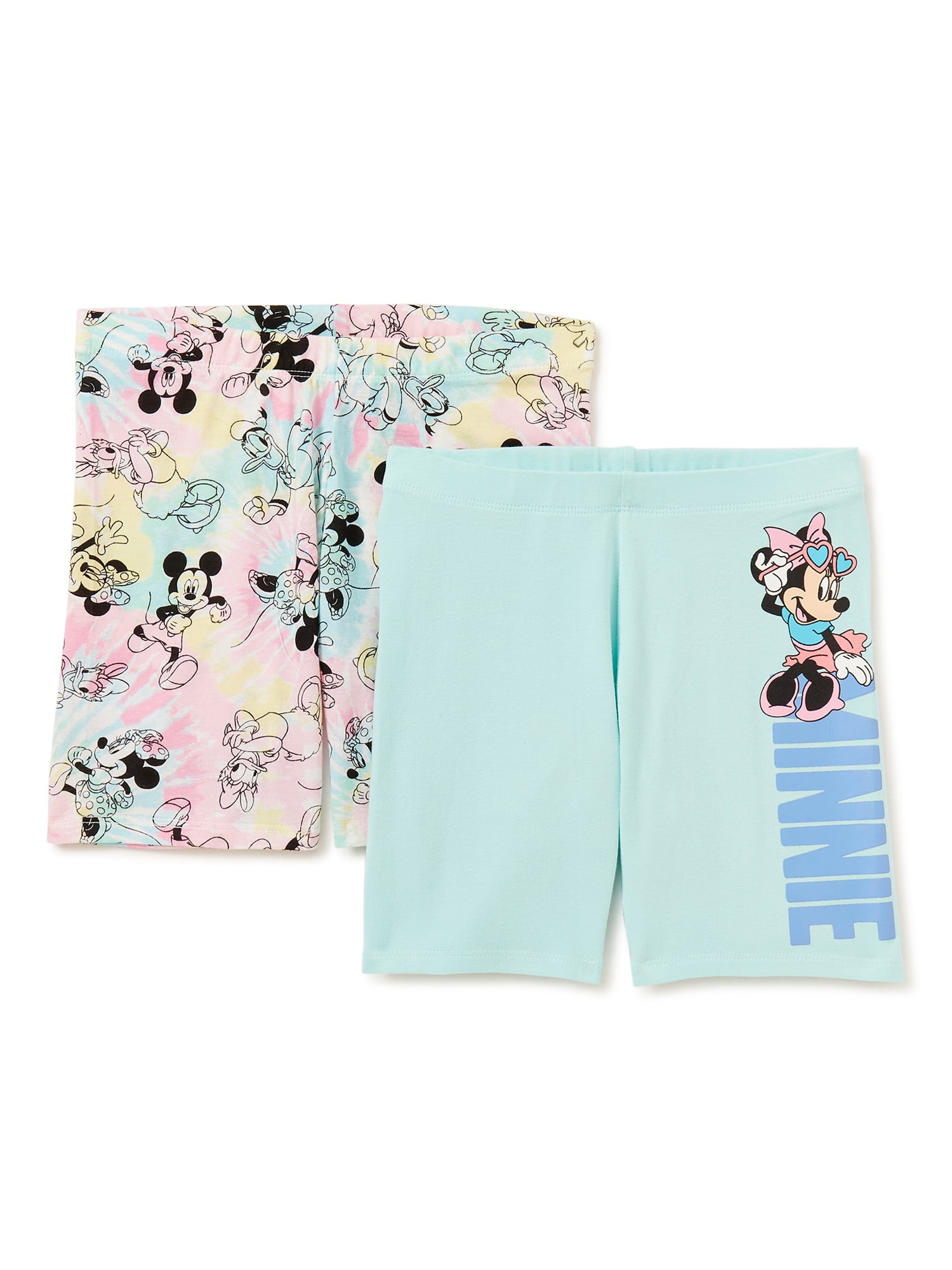 Minnie Mouse Girls Minnie Friends Shorts, 2-Pack, Sizes 4-16 - Walmart.com