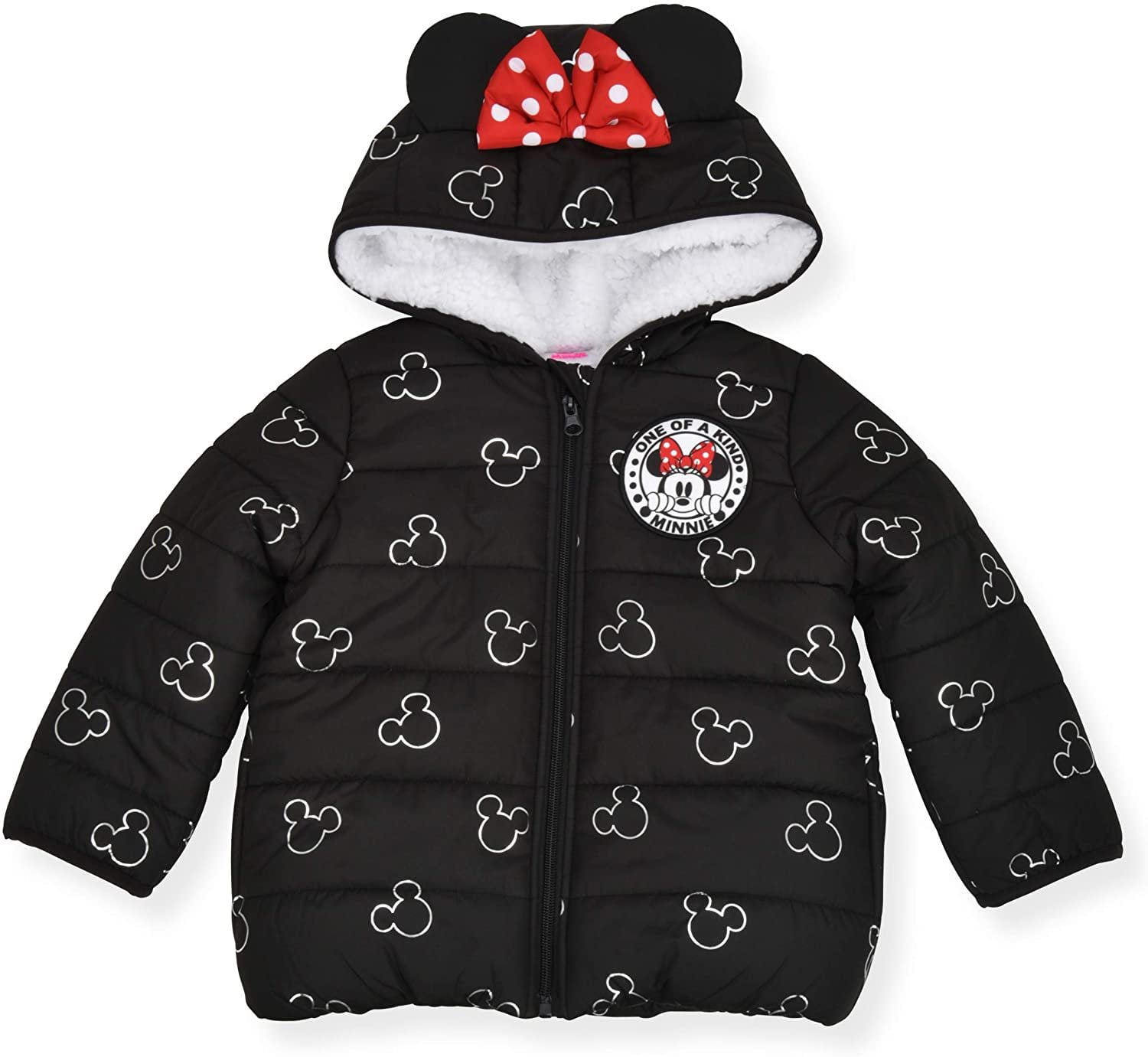Minnie Mouse Girls Puffer Coat, 4-6X - Walmart.com