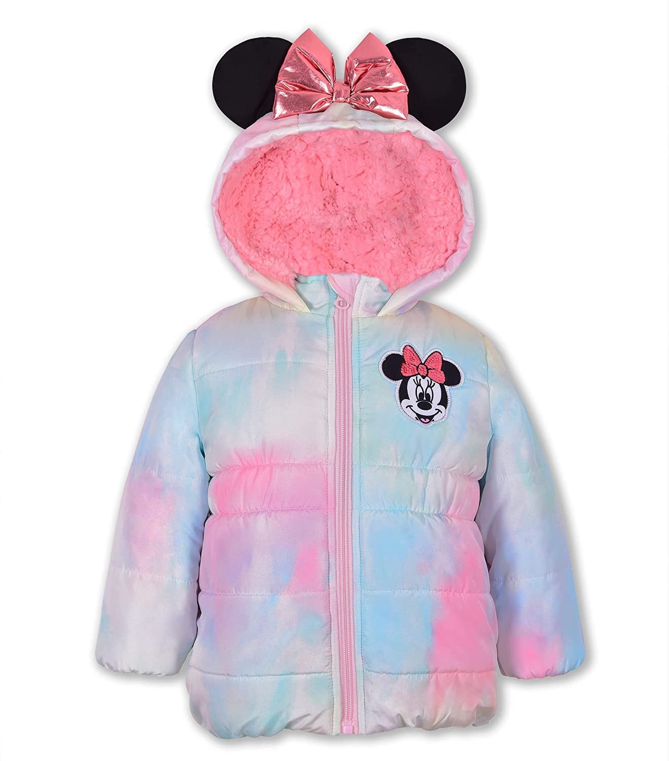 Minnie Mouse Girls Puffer Coat, Toddler - Walmart.com