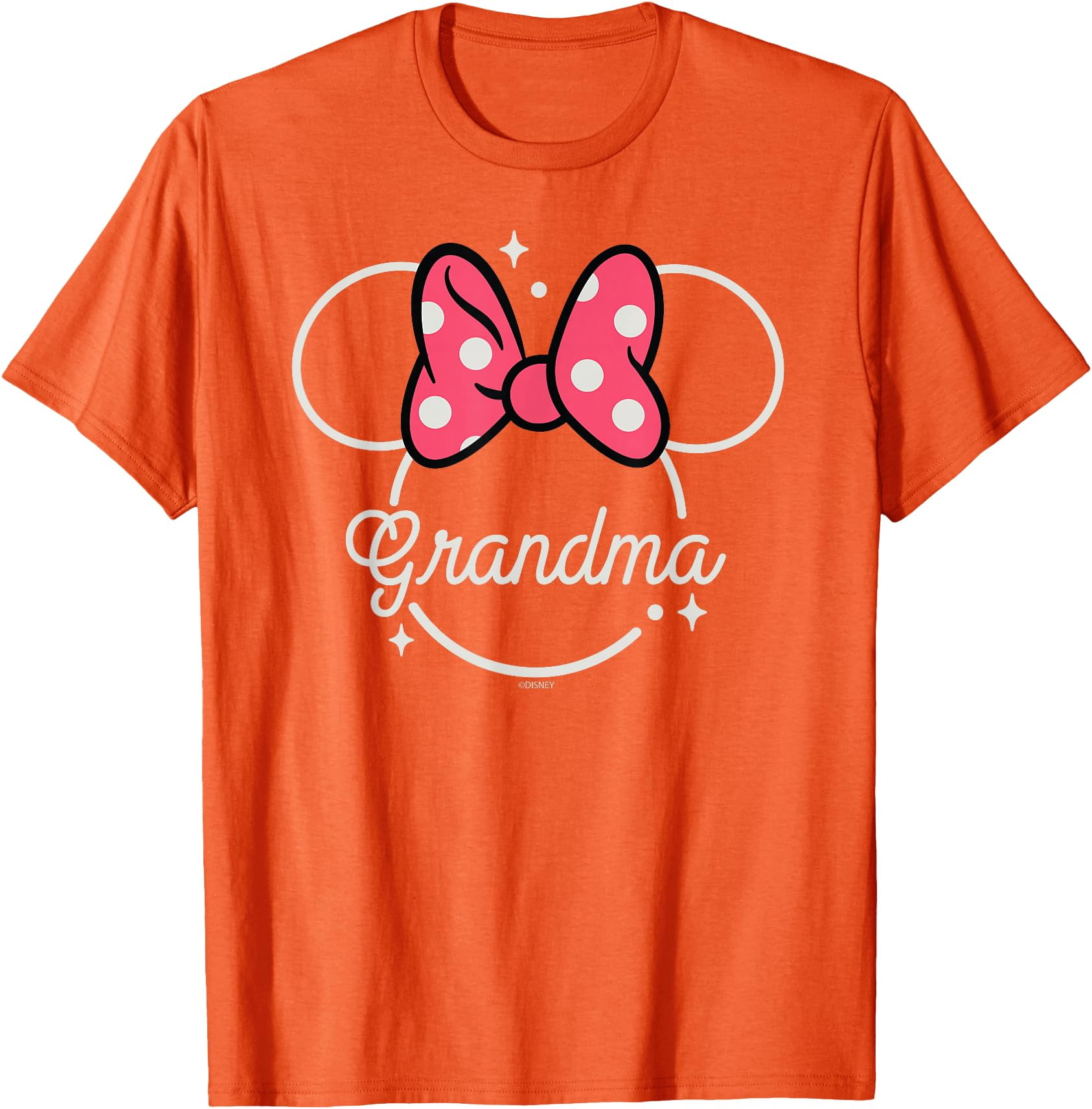 Minnie Mouse Grandma Head Icon Magic Mother’s Day DTG Print Unisex T ...