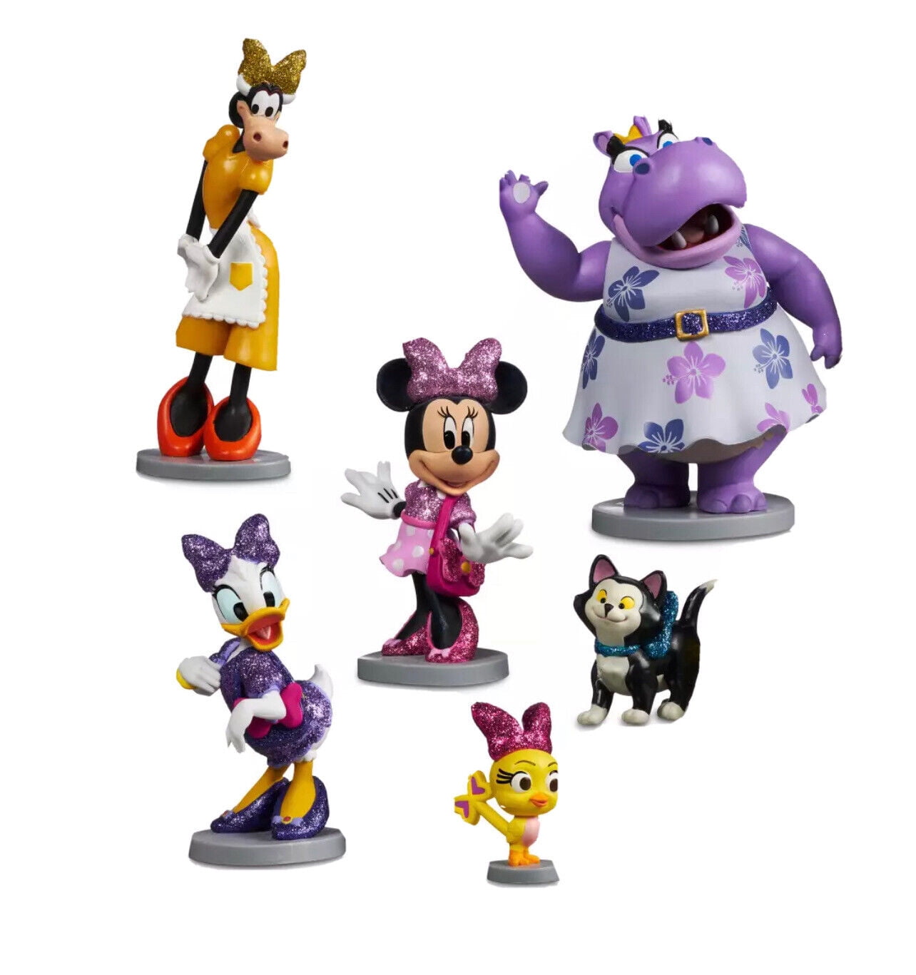 Minnie Mouse Happy Helper 6pc Figure Figurine Set Hilda Cuckoo ...