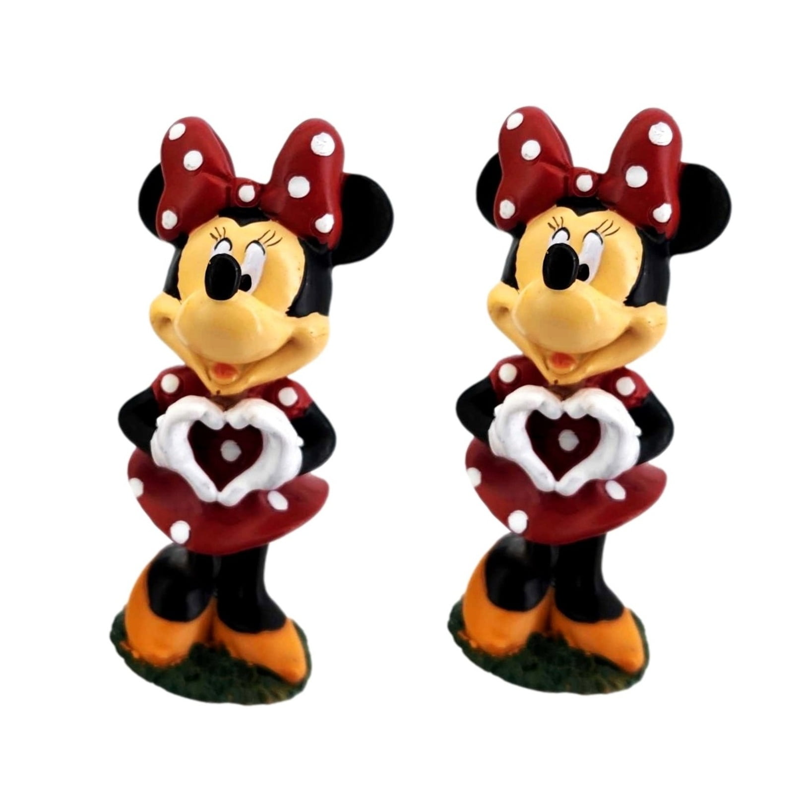 Minnie Mouse Heart Garden Stake 2 Pack 8 inch Potted Plant Sticks Yard ...