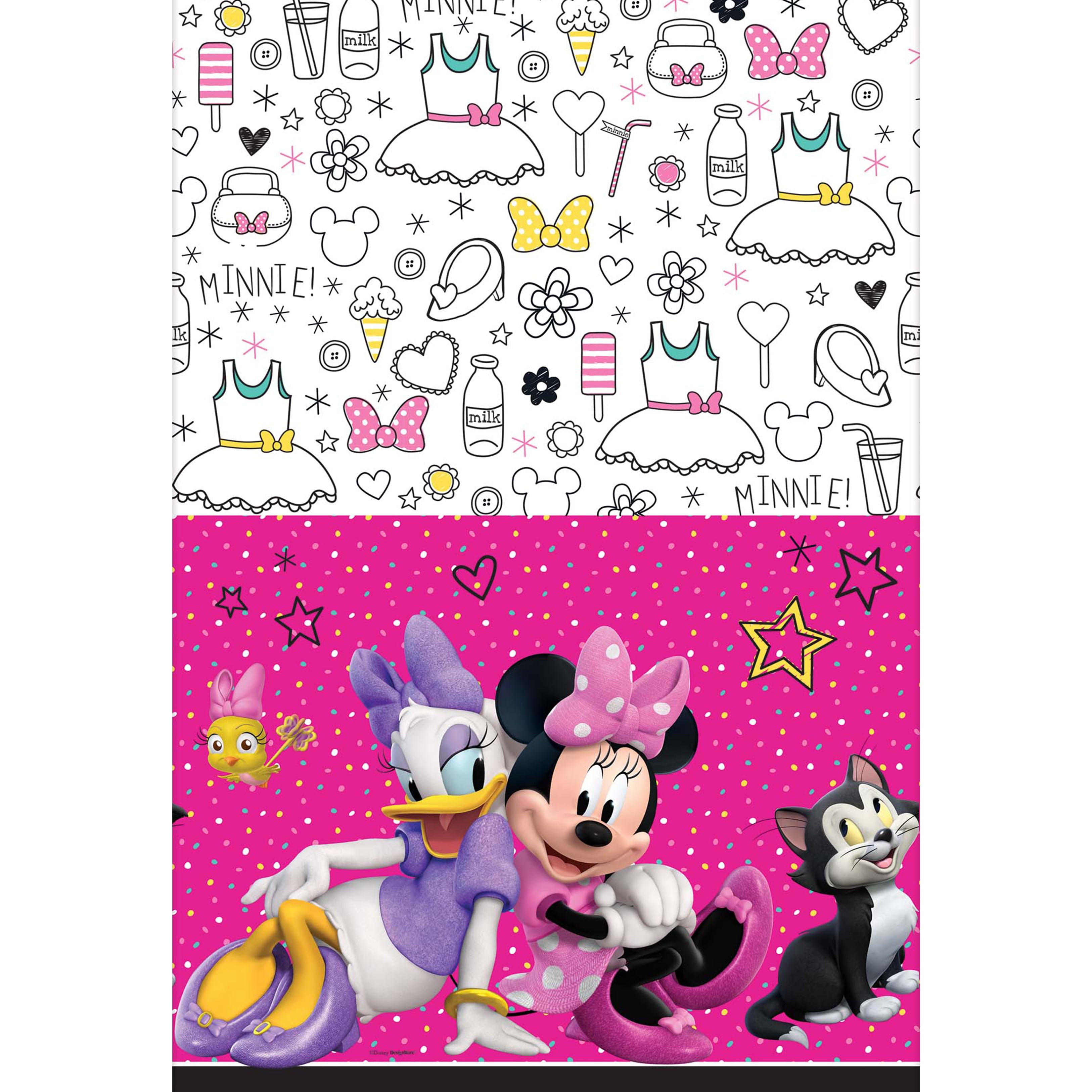 Minnie Mouse Helpers Table Cover - Walmart.com