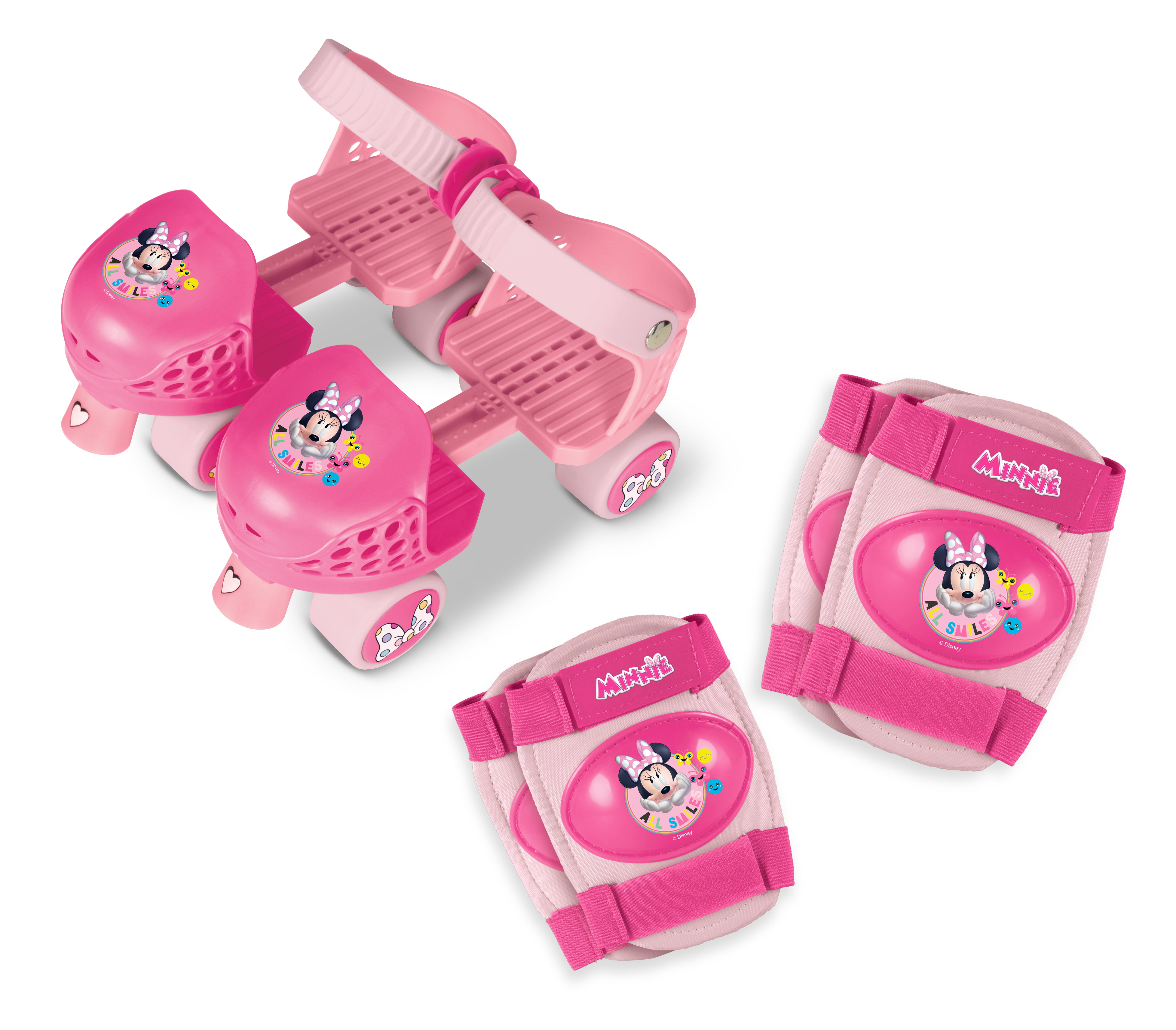 Minnie Mouse Jr. Skates W/Pad Set - Walmart.com