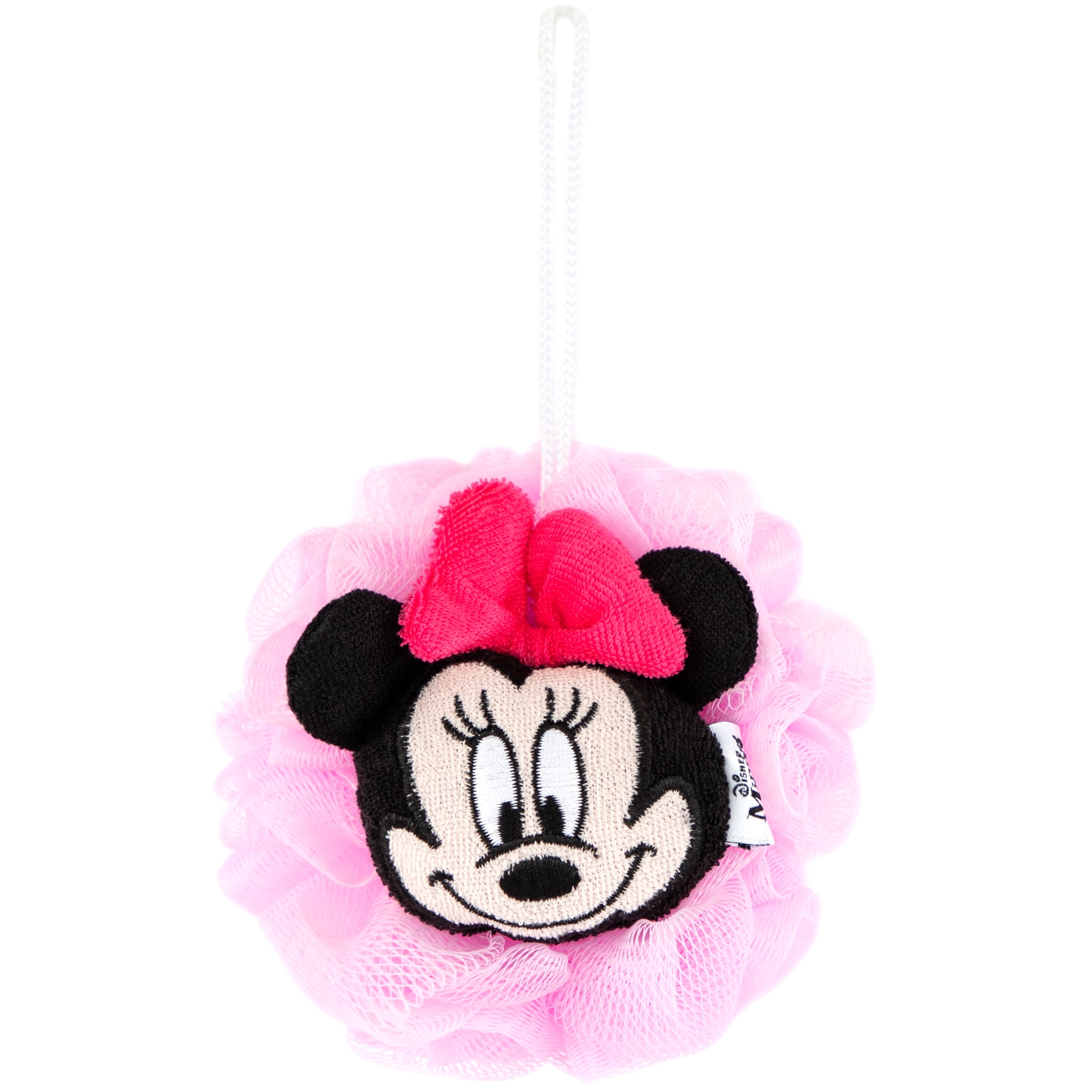 Minnie Mouse Kids Bath Character Loofah, Microfiber, Pink, Disney ...