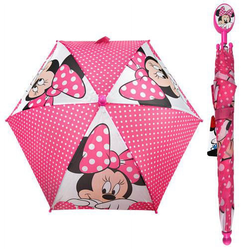 Minnie Mouse Kids Umbrella with Clamshell Handle - Walmart.com