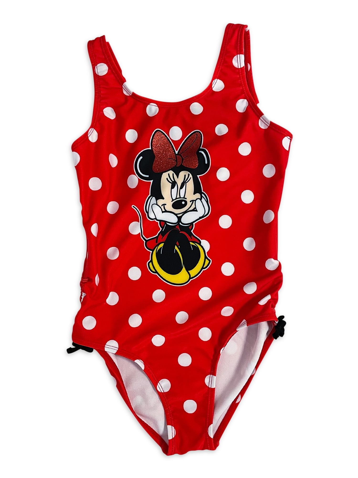 Minnie Mouse Little Girls One-Piece Swimwear, Sizes 4-8 - Walmart.com
