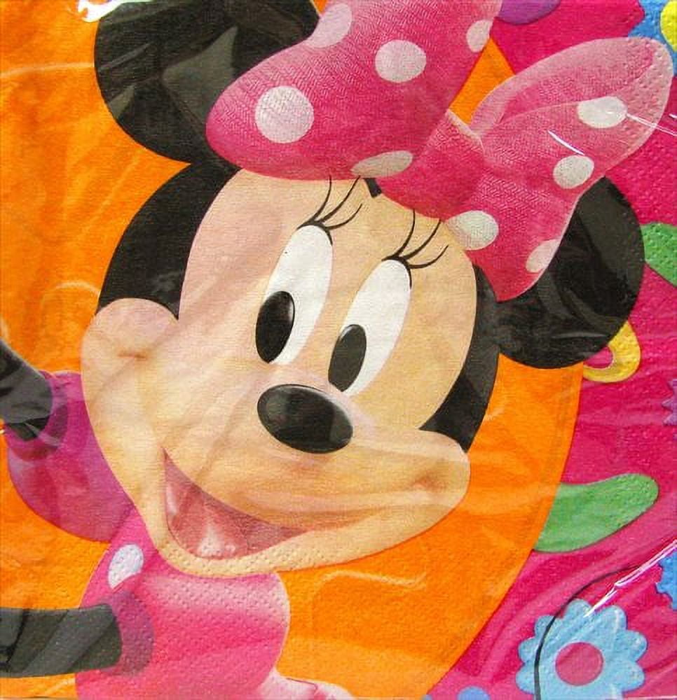 Minnie's Clubhouse Minnie Mouse Disney Birthday Party Paper Luncheon ...