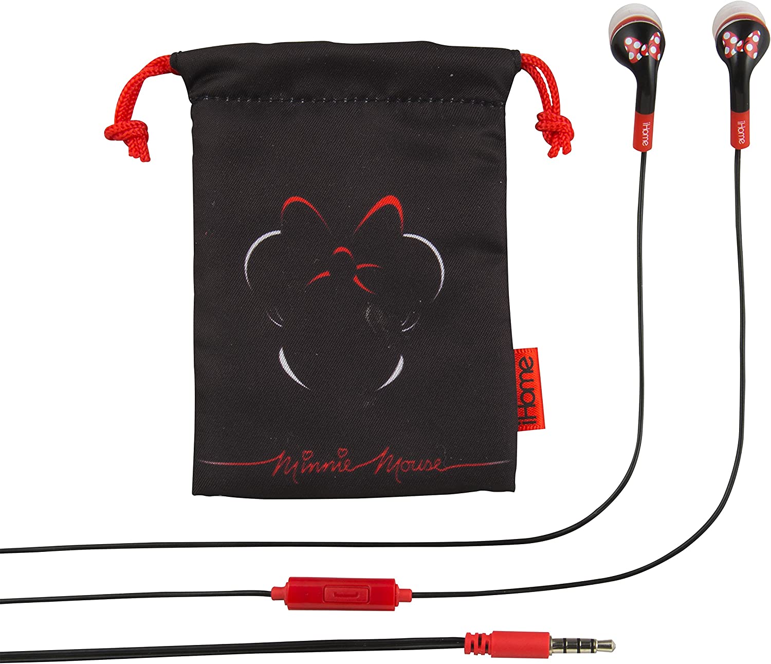 Minnie Mouse Noise Isolating Earphones with Pouch, DI-M15ME.FXV2 ...