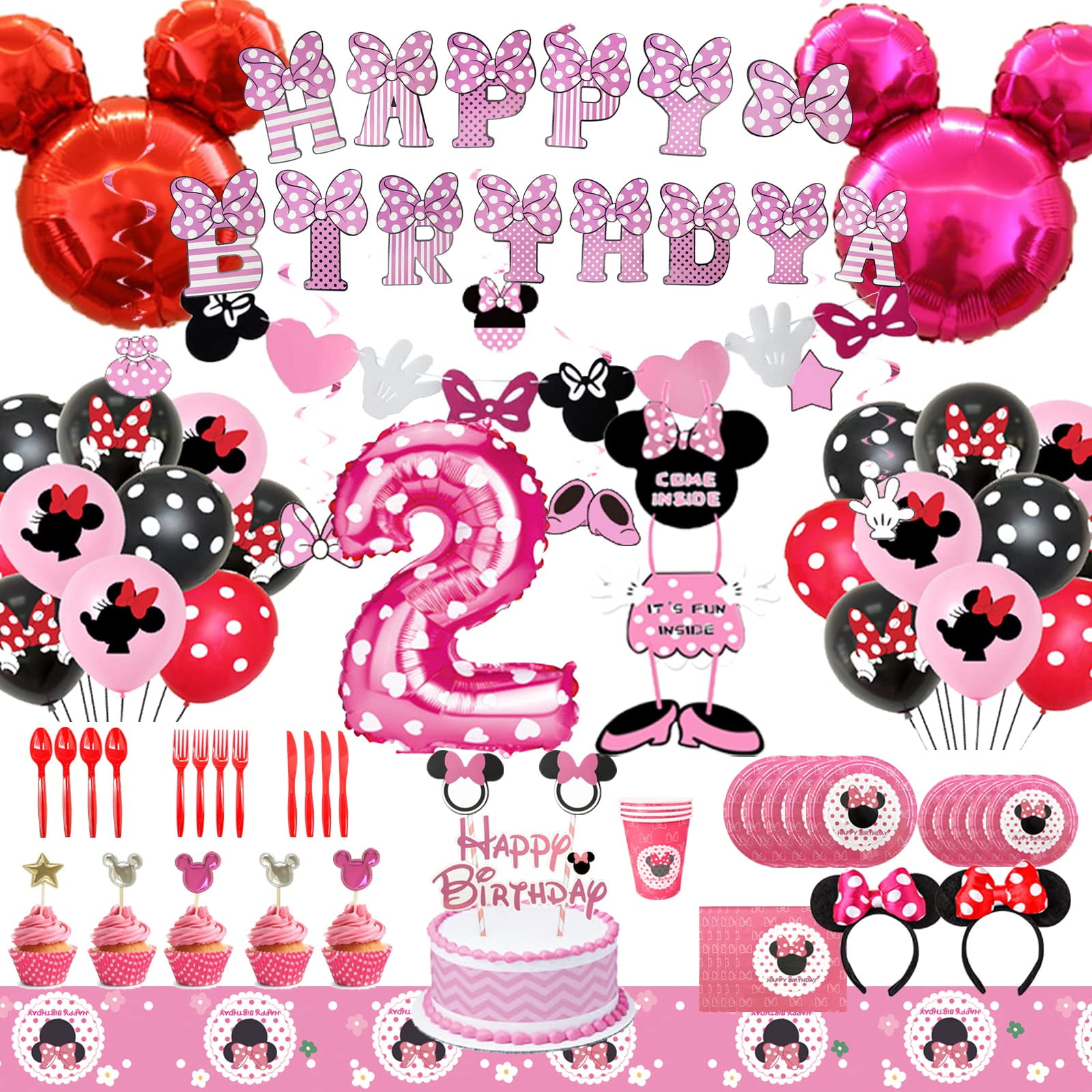 Minnie Mouse Happy Birthday Background