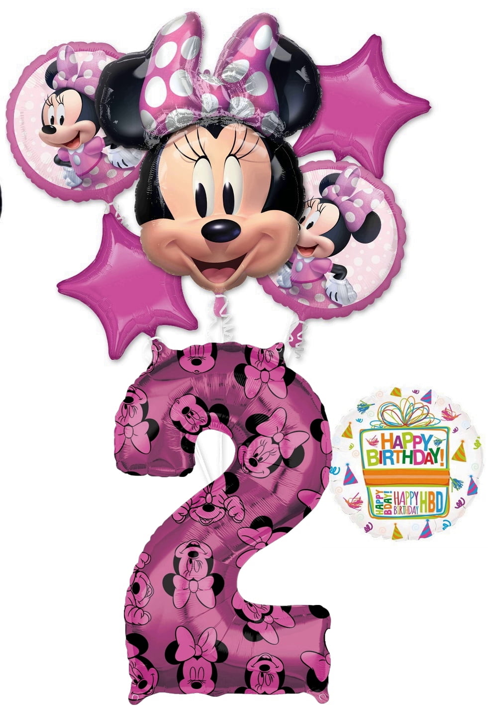 Pink Minnie Mouse Birthday Clipart