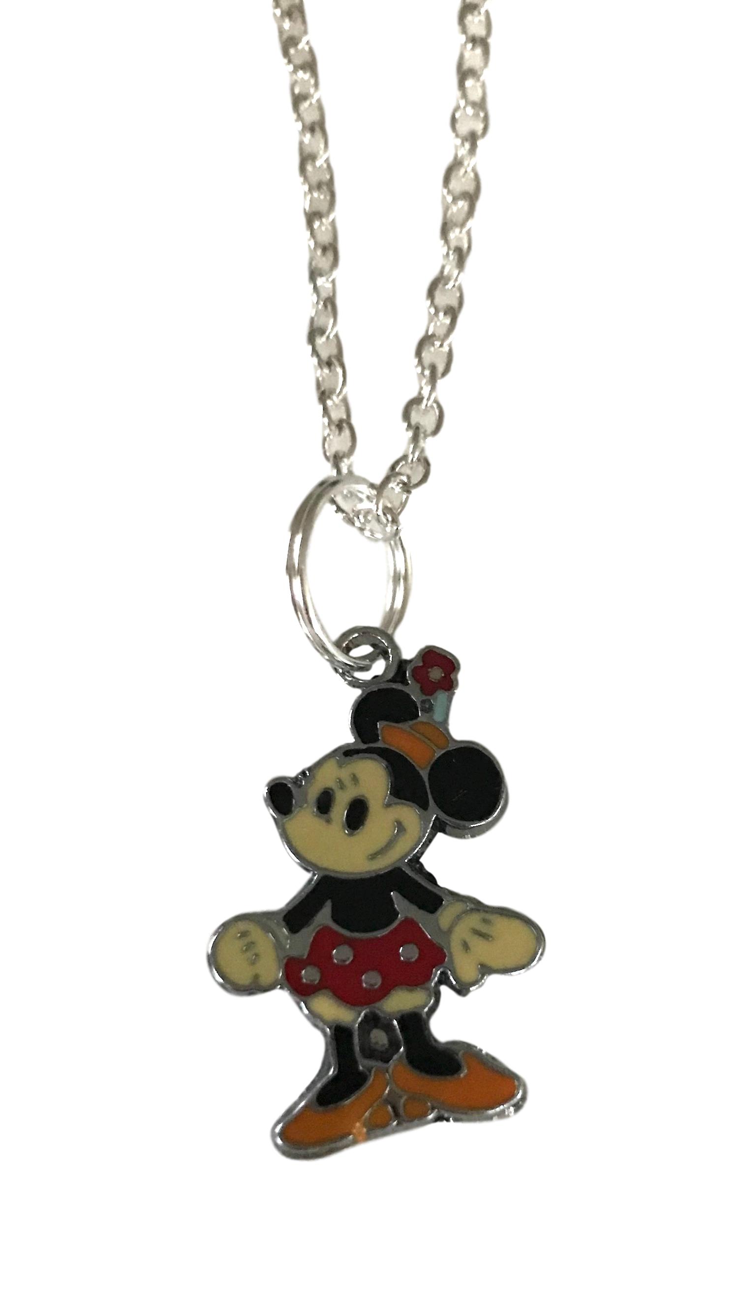 Minnie Mouse Pendant Necklace Cartoon Fan Jewelry - Walmart.com