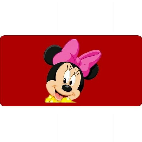 Minnie Mouse Bike License Plate
