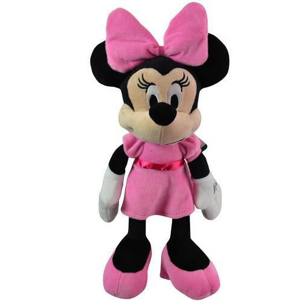 Minnie Mouse "Pink Dress" 15.5" Plush with Hangtag - Walmart.com