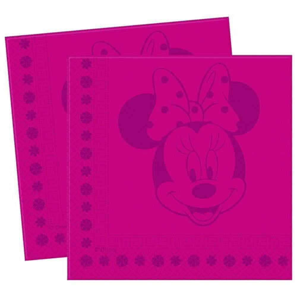 Minnie Mouse Pink Lunch Napkins (20ct) - Walmart.com