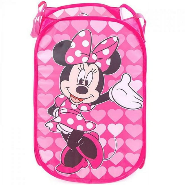 Minnie Mouse Pink Mesh Pop Up Laundry Hamper - Walmart.com