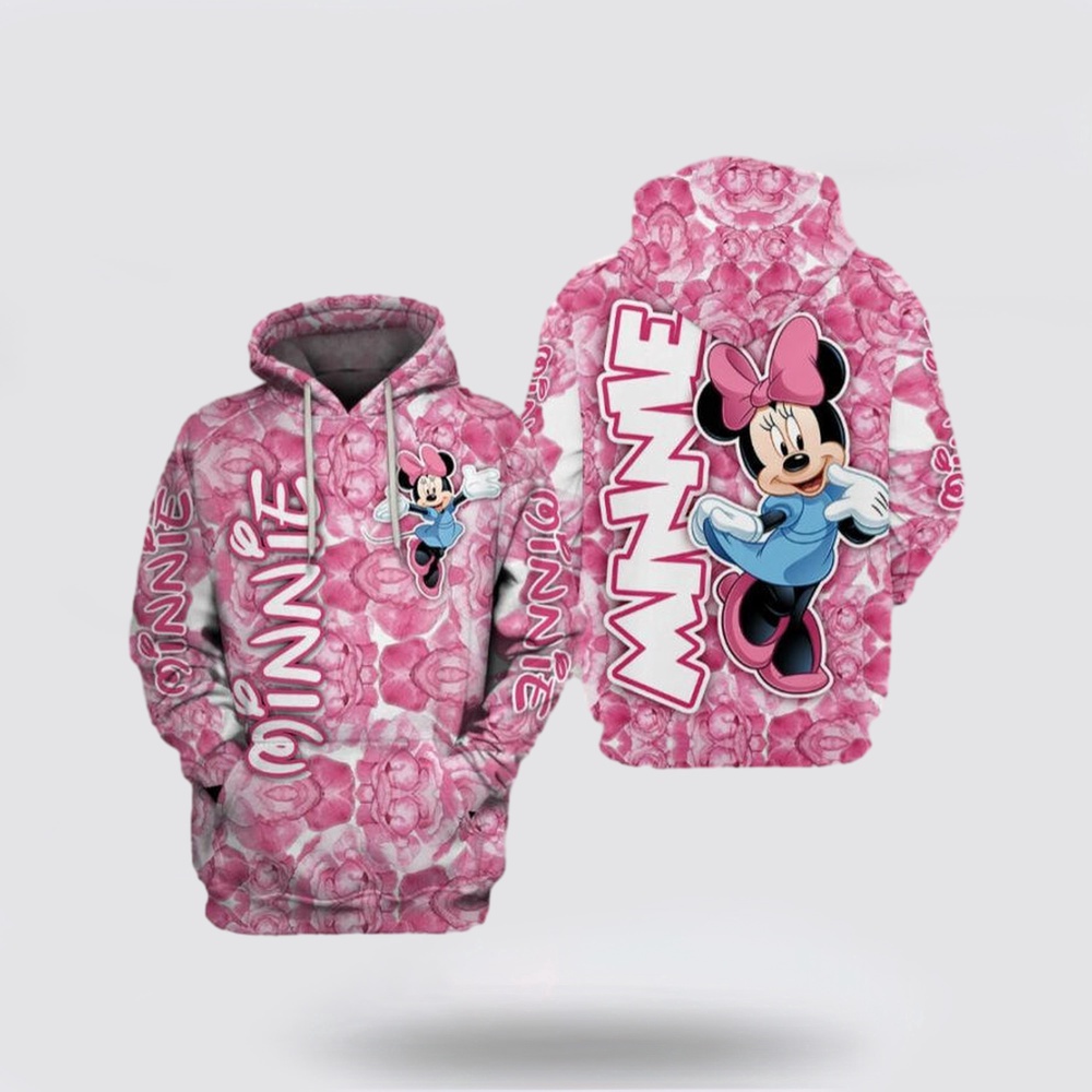 Minnie Mouse Pretty 3D Hoodie - Walmart.com