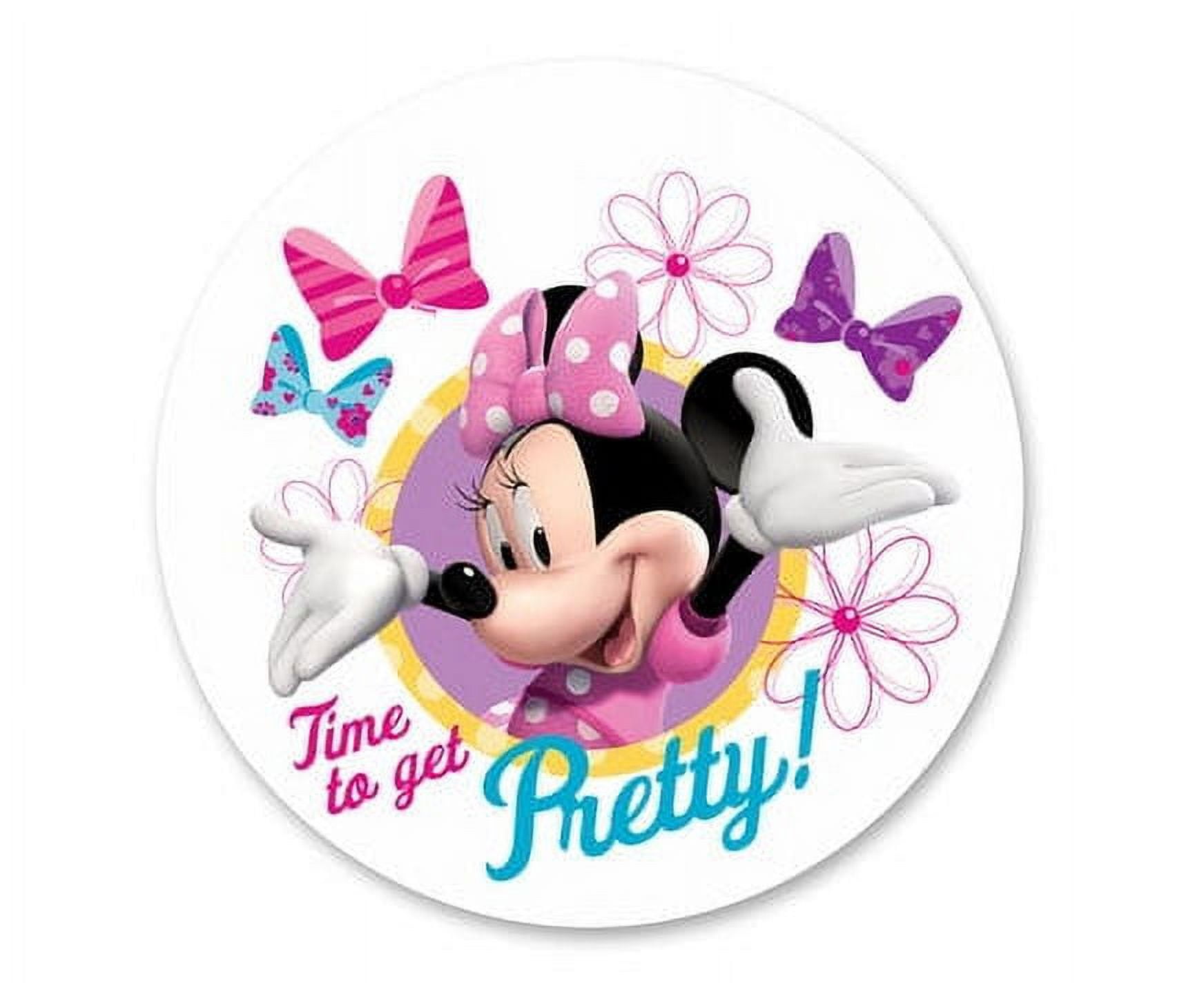 Minnie Mouse Pretty Edible Icing Image Cake Decoration Topper -1/4 ...