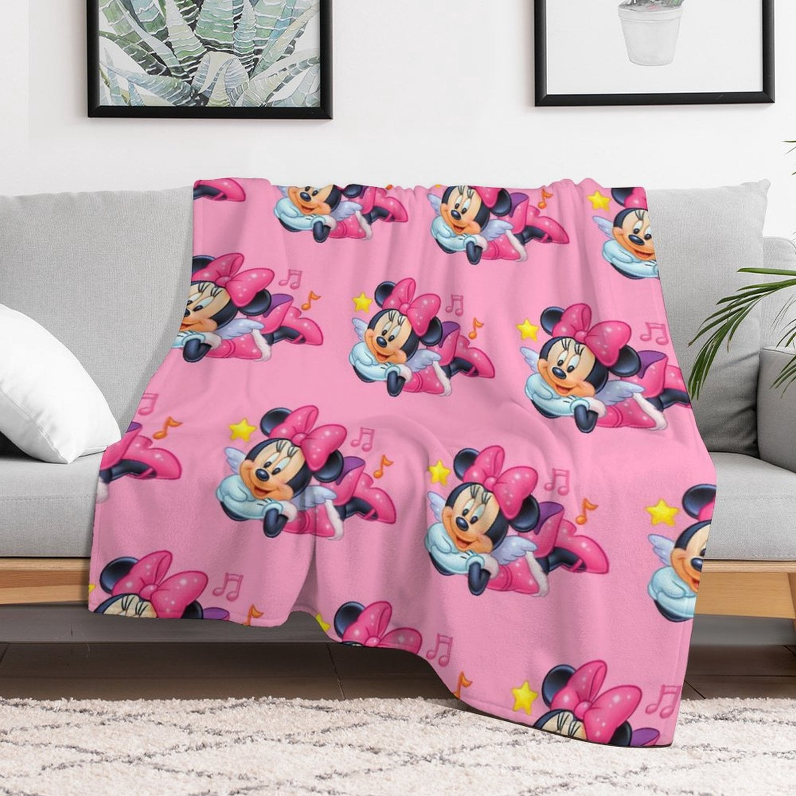 Minnie Mouse Queen Size Blanket, Gifts for Girls And Boys, Super Soft ...
