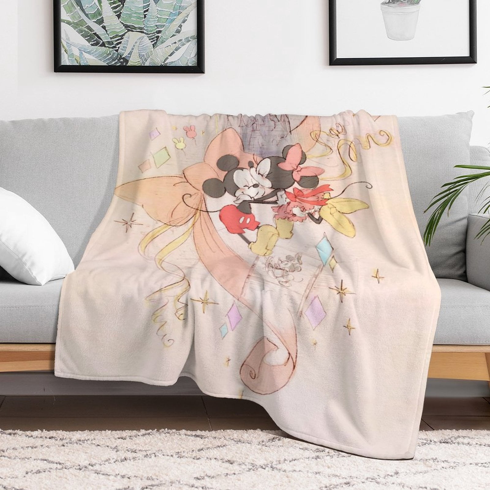 Minnie Mouse Queen Size Blanket, Gifts for Girls And Boys, Super Soft ...