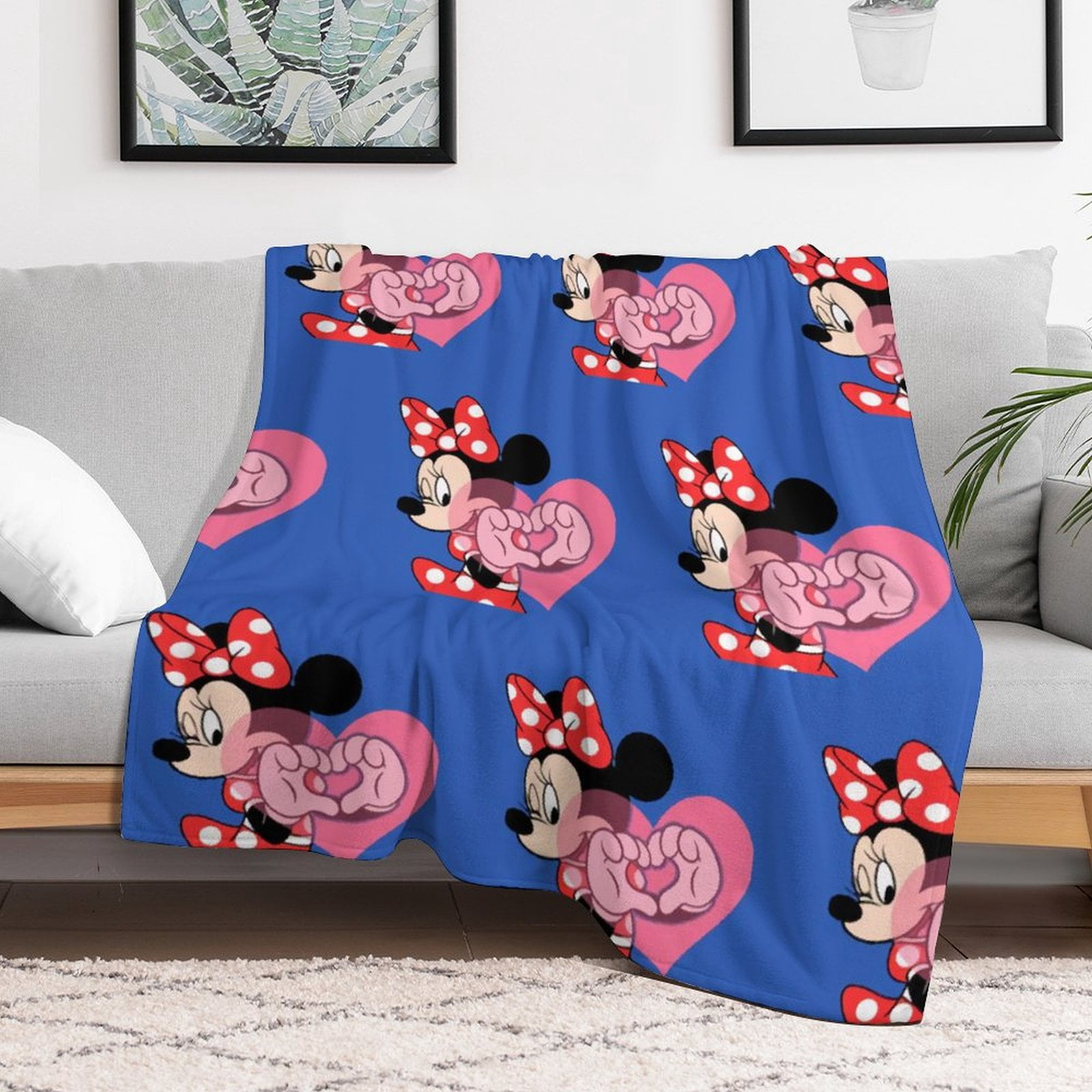 Minnie Mouse Queen Size Blanket, Gifts for Girls And Boys, Super Soft ...