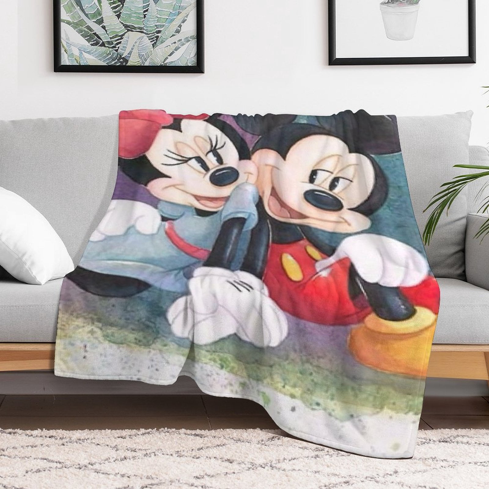 Minnie Mouse Queen Size Blanket, Gifts for Girls And Boys, Super Soft ...
