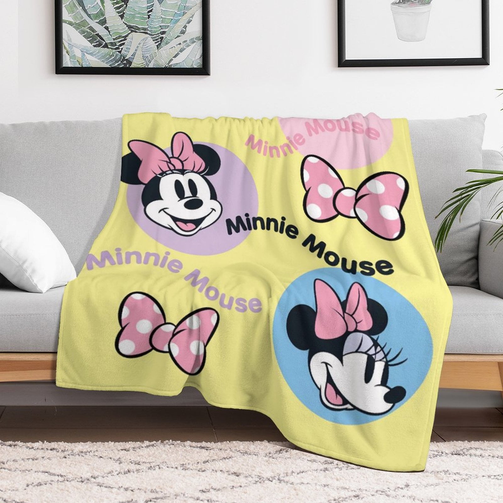 Minnie Mouse Queen Size Blanket, Gifts for Girls And Boys, Super Soft ...
