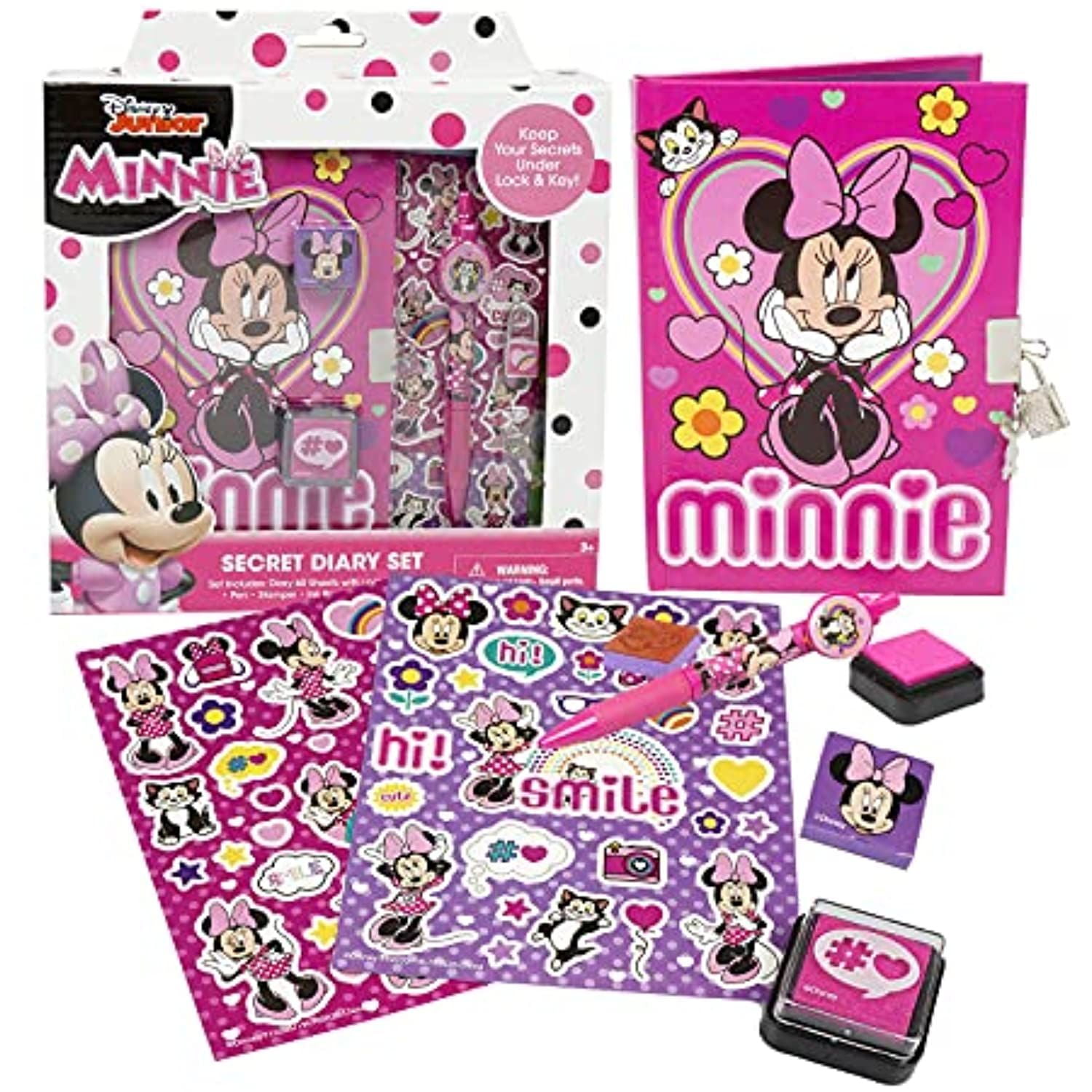 Minnie Mouse Secret Diary Set - Walmart.com