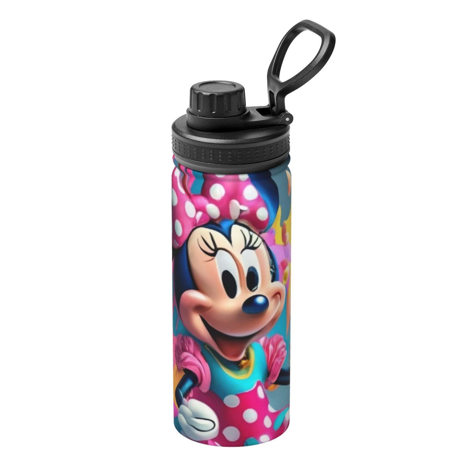 Minnie Mouse Sports Insulated Water Bottle Stainless Steel Portable Cup ...