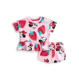 Minnie Mouse Toddler Girls' Short Sleeve Graphic Tee and Matching ...