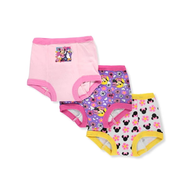 Minnie Mouse Training Pants, 3 Pack (Toddler Girls) - Walmart Business ...