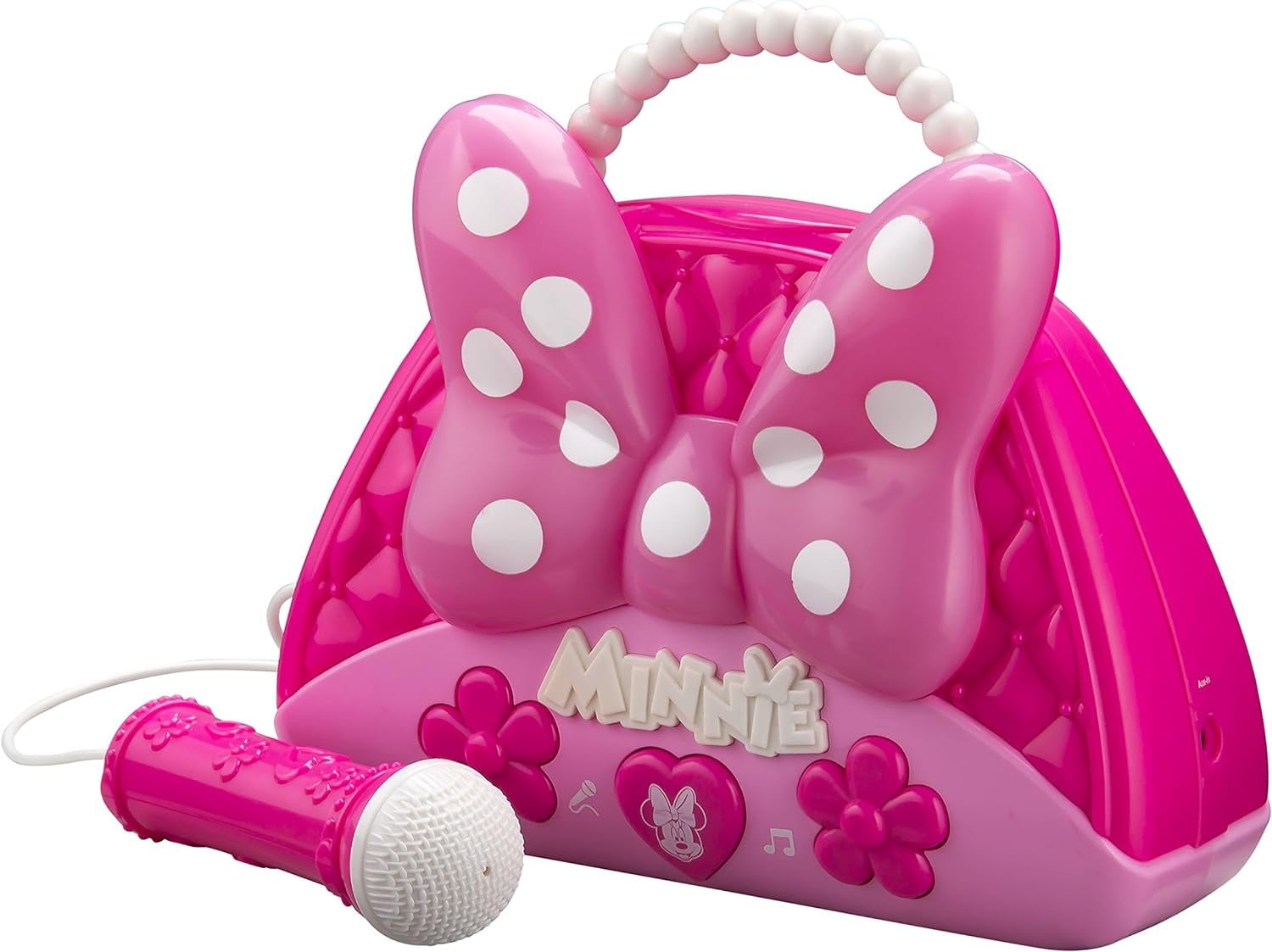 Minnie Mouse Voice Change Boombox with Microphone! Sing Along to Built ...