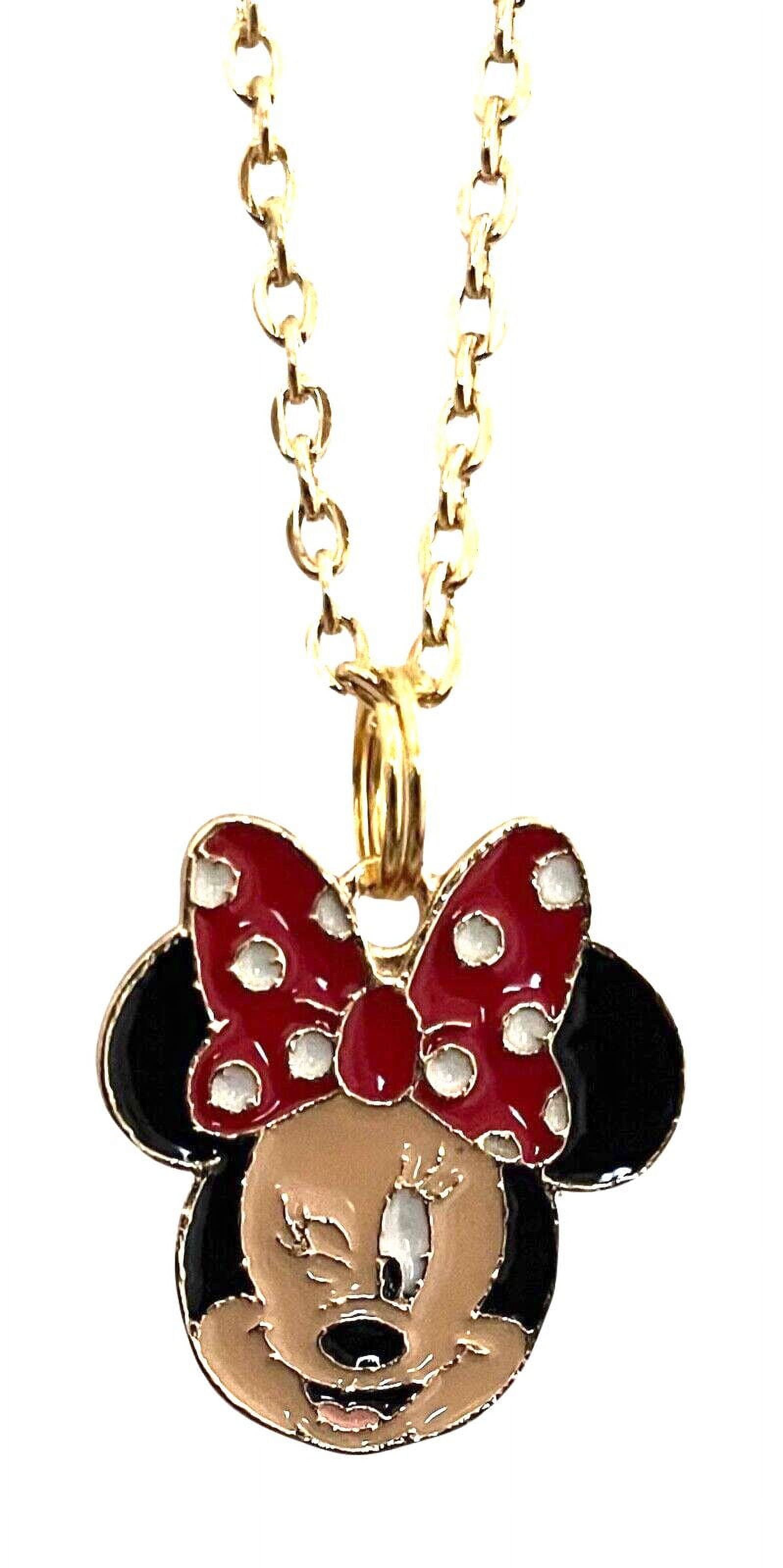 Minnie Mouse Winking Cartoon Necklace - Walmart.com