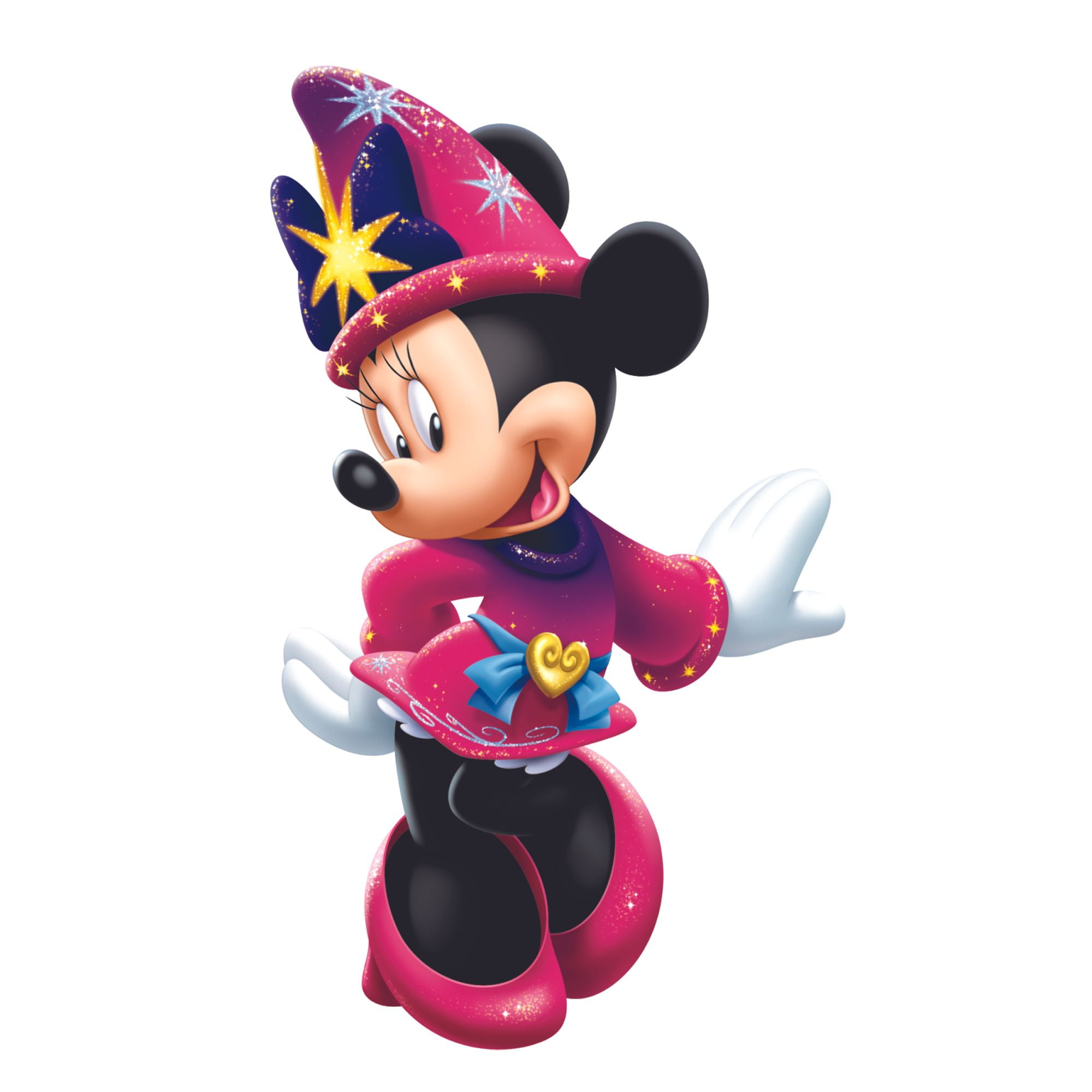 Minnie Mouse Wizard Disney Cartoon Characters Decors Wall Sticker Art ...