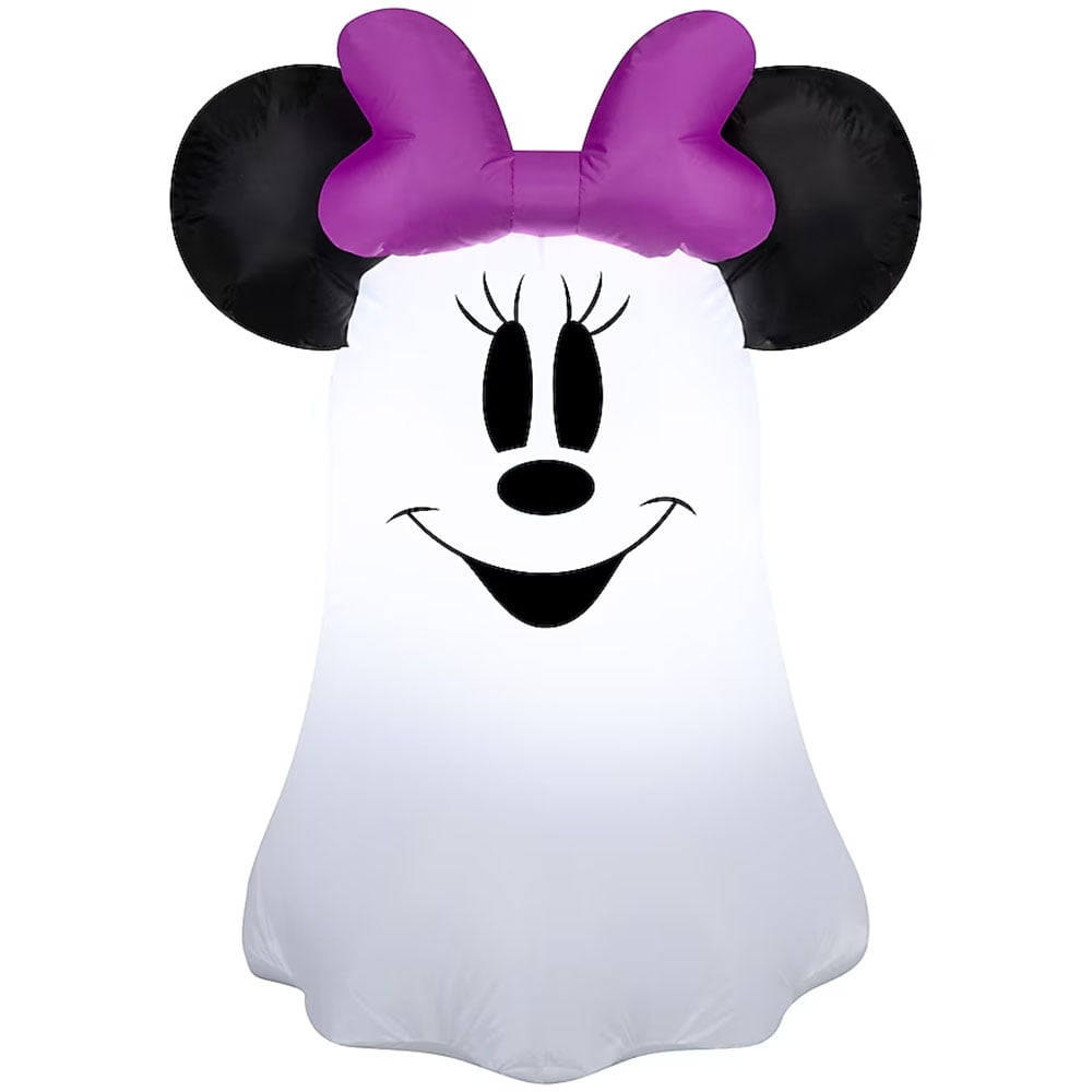 Gemmy Airblown Inflatable Stylized Minnie Ghost Disney, 3.5 ft Tall ...