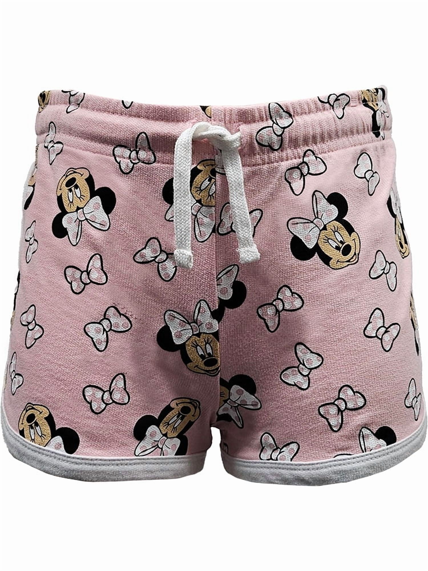 Disney Minnie Pink Bow Youth Dolphin Short, XS-L (Girl's) - Walmart.com