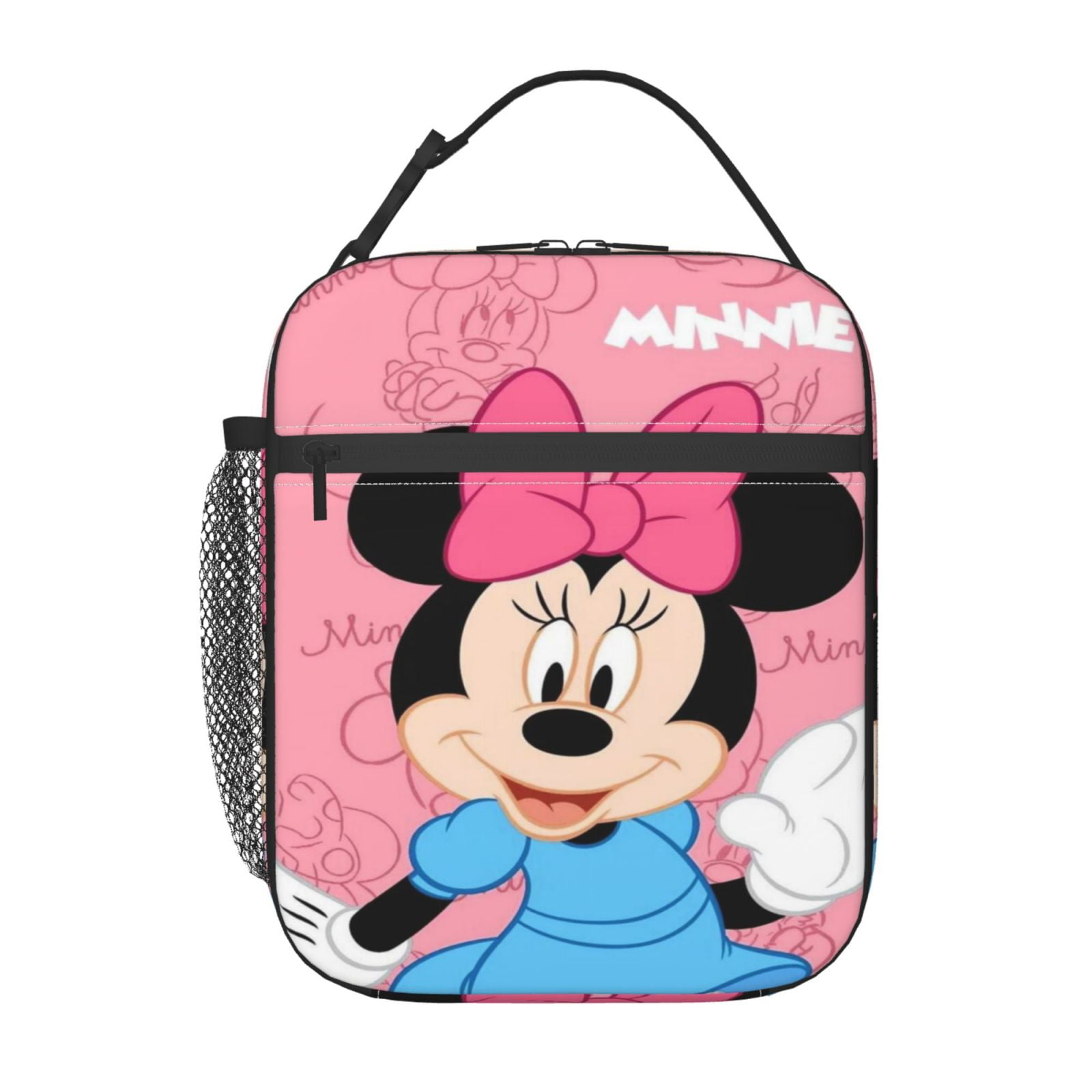 Minnie Mouses Lunch Bag Portable Insulated Lunch box with Handle For ...