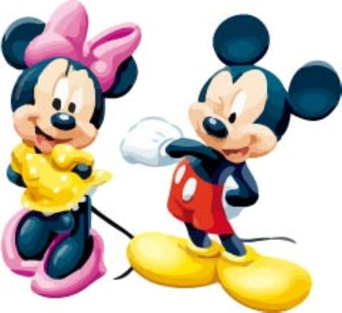 Minnie Play Cartoon Character Cartoons Decors Wall Sticker Art Design ...