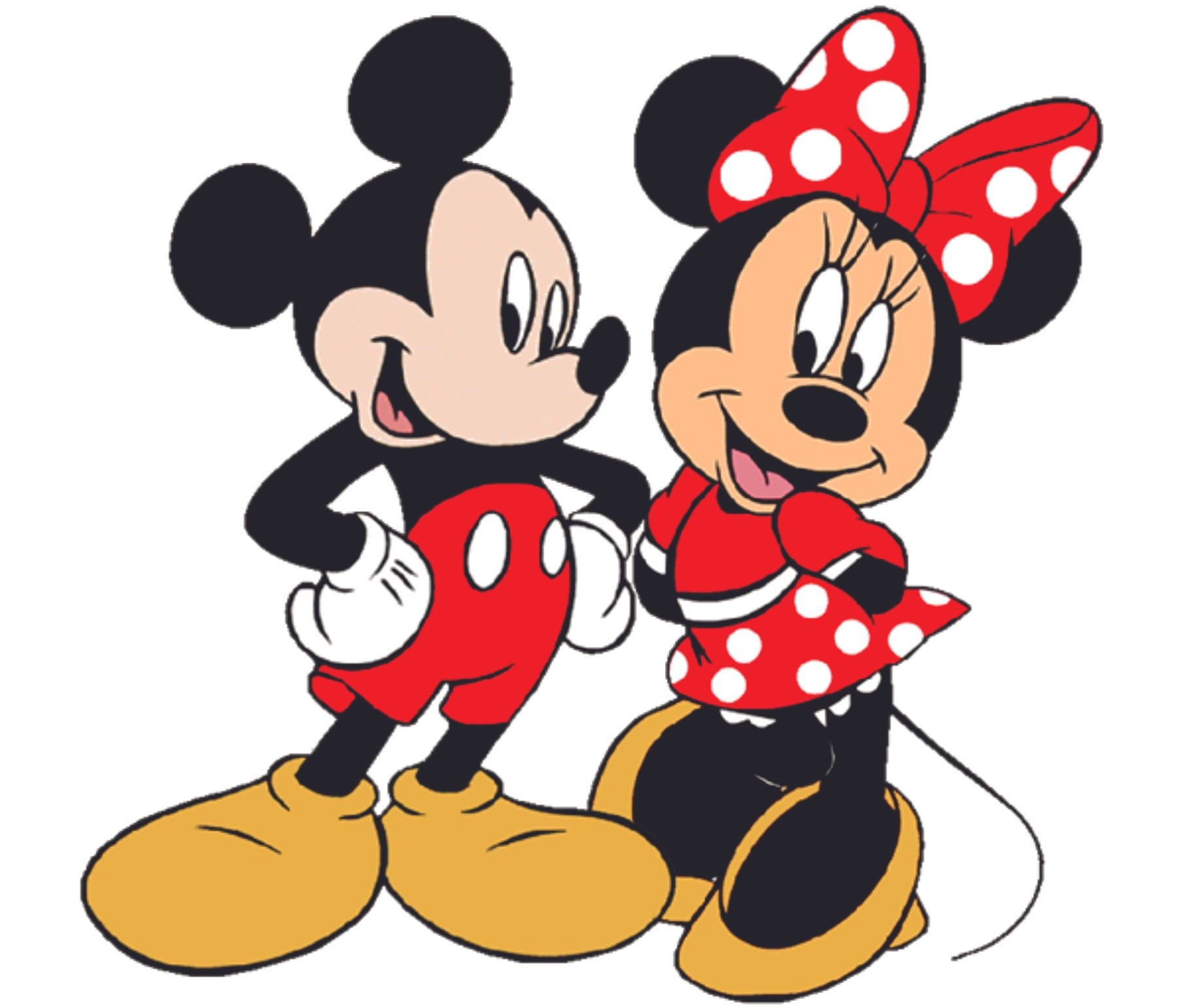 Minnie Polka Cartoon Wall Sticker Art Decal for Kids Room, Nursery ...