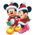 Design with Vinyl Minnie Santa Cartoon Characters Wall Decal & Sticker ...