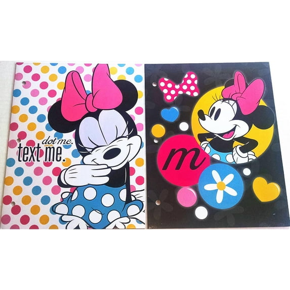 Minnie Set of 2 Portfolio Folders (Rock the Dots and Dots Forever ...