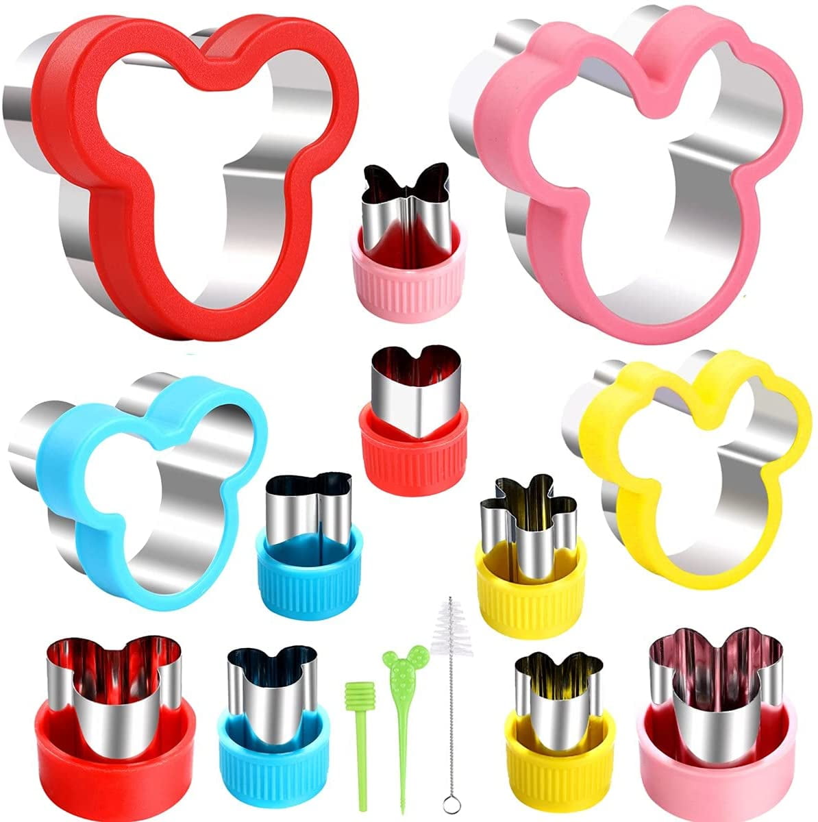 Minnie Themed Cookie Cutters Set,Minnie Head Cartoons Shapes Cookie ...