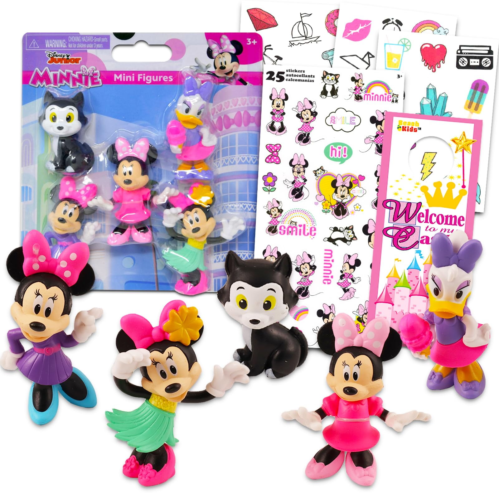 Minnie Toys Set Minnie Mouse Figures Bundle - 5 Pc Minnie Mouse and ...
