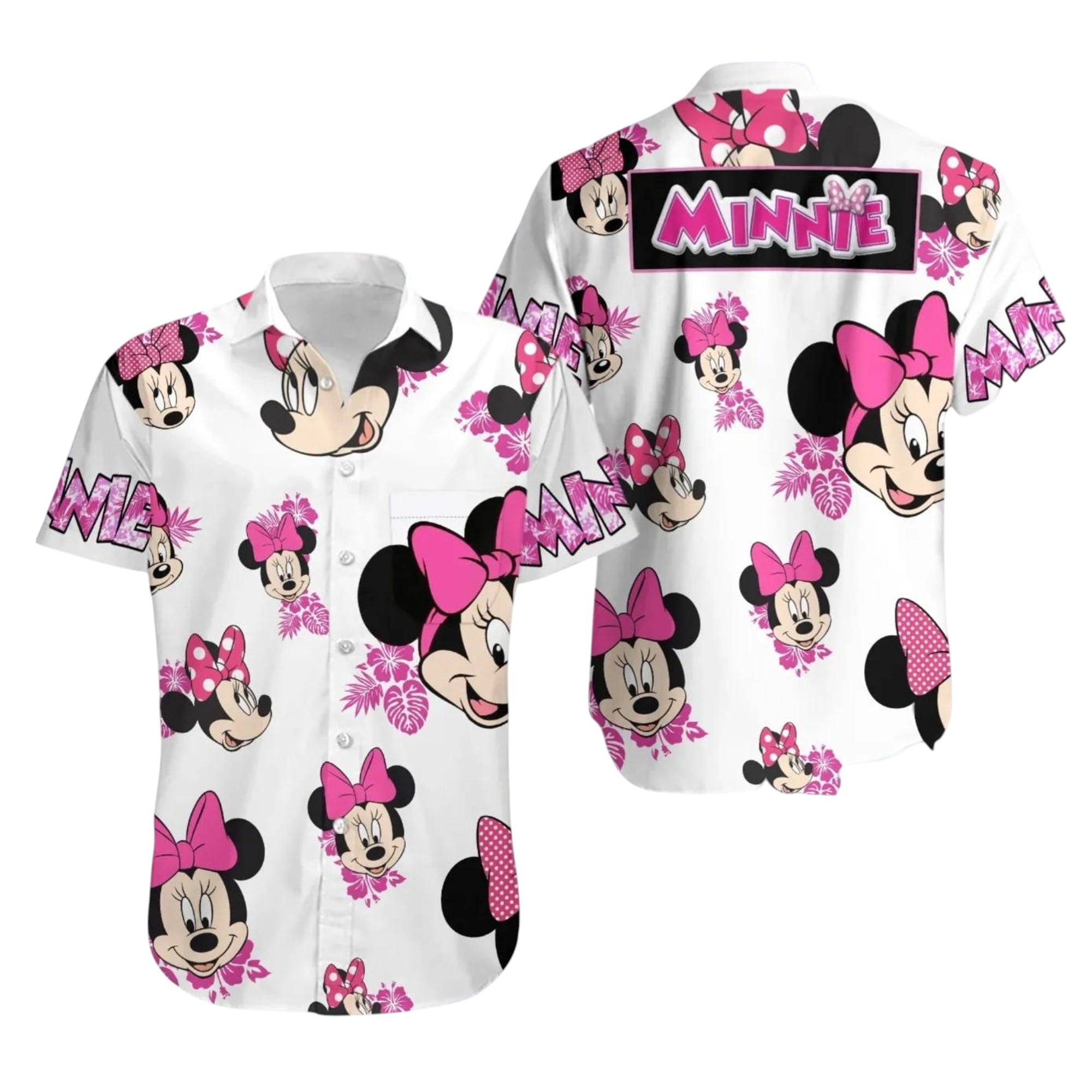 Minnie Trip Hawaiian Shirt Disneyland Girls Birthday Gift - Walmart.com