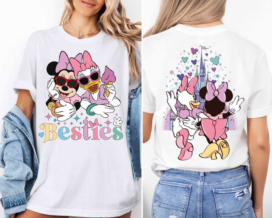 Minnie and Daisy Besties Shirt, Disney Best Friends T-Shirt, Disney ...