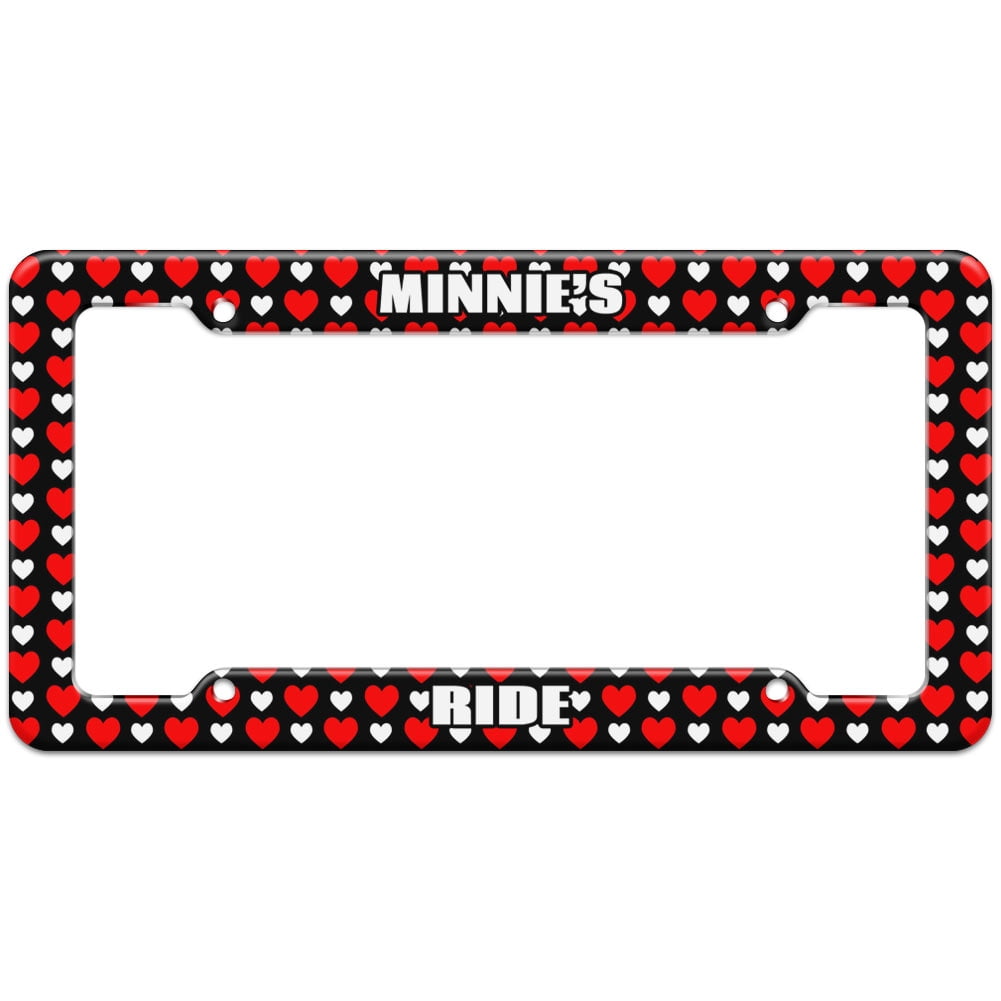 Minnie's Ride - Plastic License Plate Frame - Walmart.com
