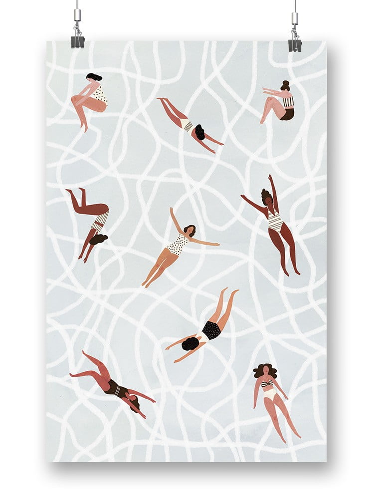 Minnows Collection B. Poster - Victoria Borges Designs, - Walmart.com